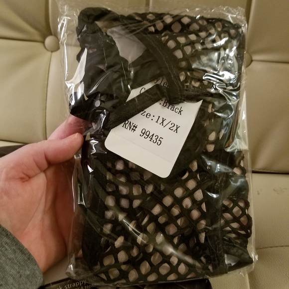 Music Legs | Intimates & Sleepwear | Music Legs Nwt Strappy Fishnet ...
